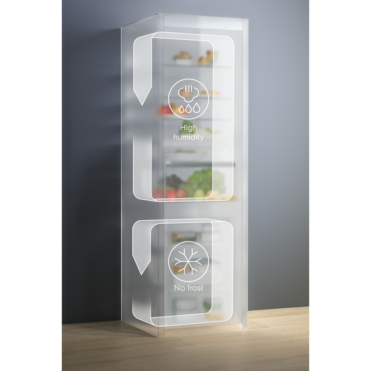 Combiné Encastrable SÉRIE 600 177.2 cm - ENT6TE18S | Electrolux